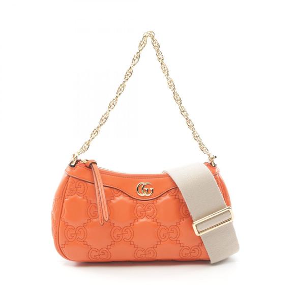 Gucci | Bags | Gucci Gg Matelasse Handbag Bag Orange | Poshmark